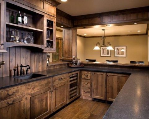 Hard Maple Rustic Cabinets for Kitchens & Cabins